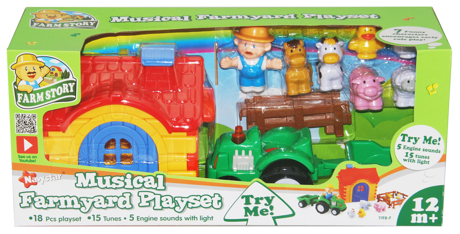 Musical farmyard playset [#1198-F] | Lionel's juguetes