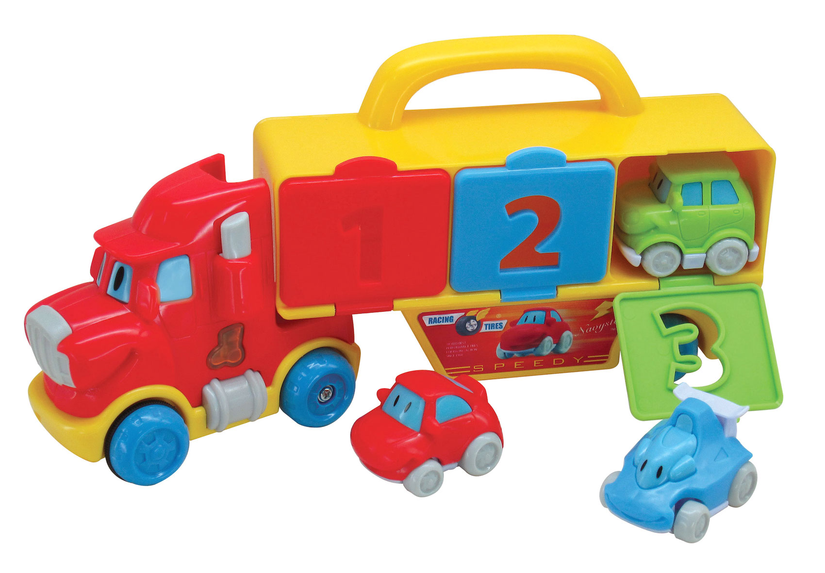 Mr. Wheeler & Friends - Camión con 3 autos [#68090-T] | Lionel's juguetes